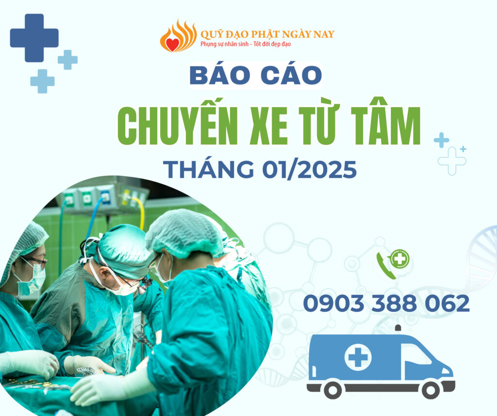 BÁO CÁO CHƯƠNG TRÌNH “CHUYẾN XE TỪ TÂM” (CXTT) THÁNG 01/2025 - Quỹ Đạo ...